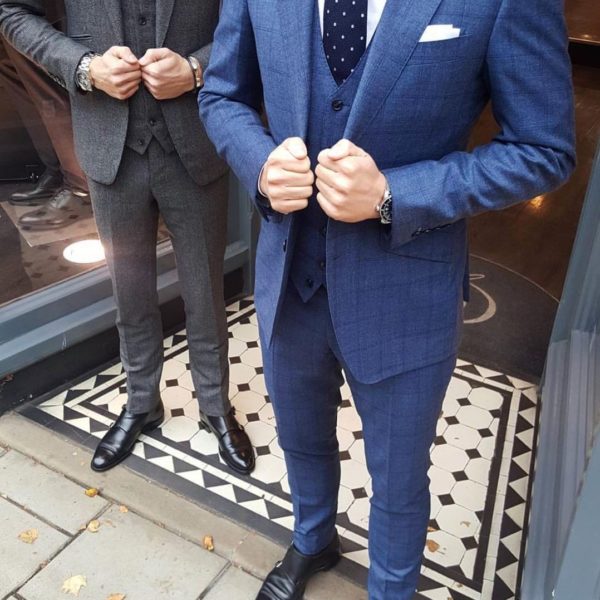 How The Best Dressed Men Wear Blue Pants And Black Shoes Soxy