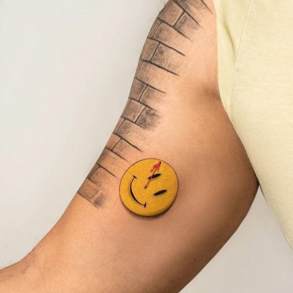 30 Best Smiley Face Tattoo Ideas - Read This First