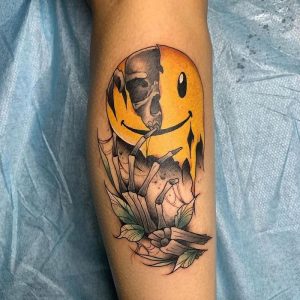 30 Best Smiley Face Tattoo Ideas - Read This First