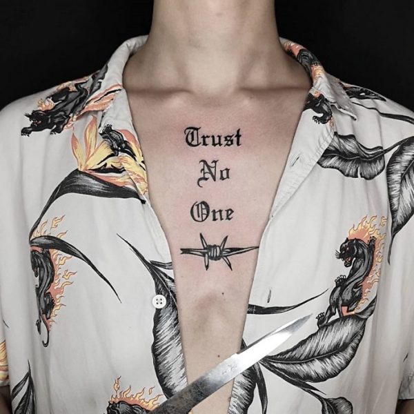30 Best Trust No One Tattoo Ideas - Read This First