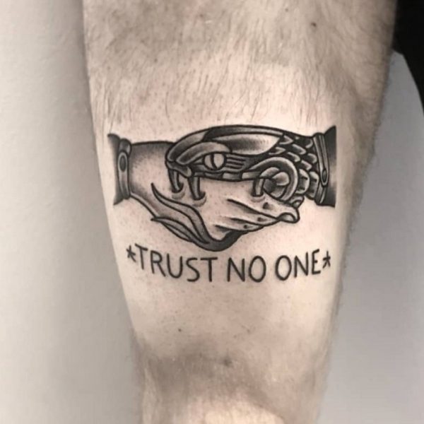 30 Best Trust No One Tattoo Ideas - Read This First