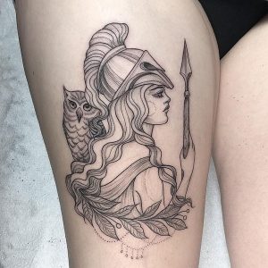 30 Best Athena Tattoo Ideas - Read This First