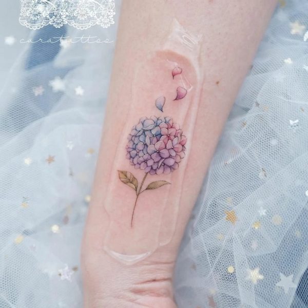 30 Best Hydrangea Tattoo Ideas - Read This First