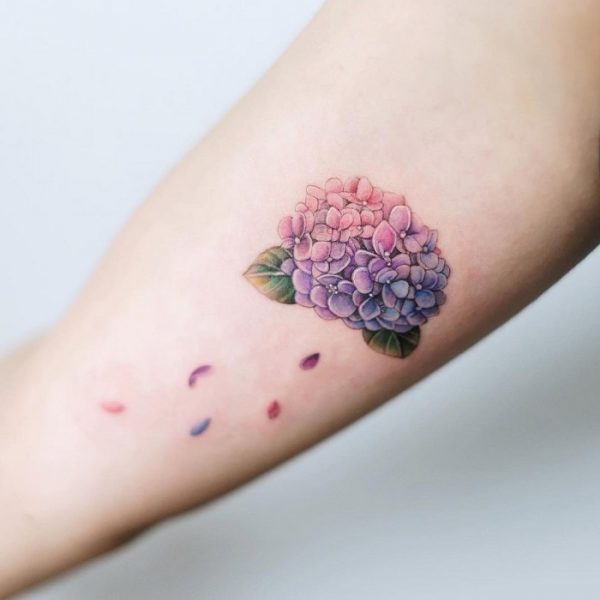 30 Best Hydrangea Tattoo Ideas - Read This First