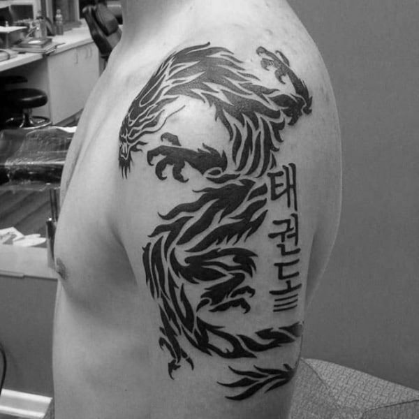 36 Best Tribal Dragon Tattoo Ideas - Read This First